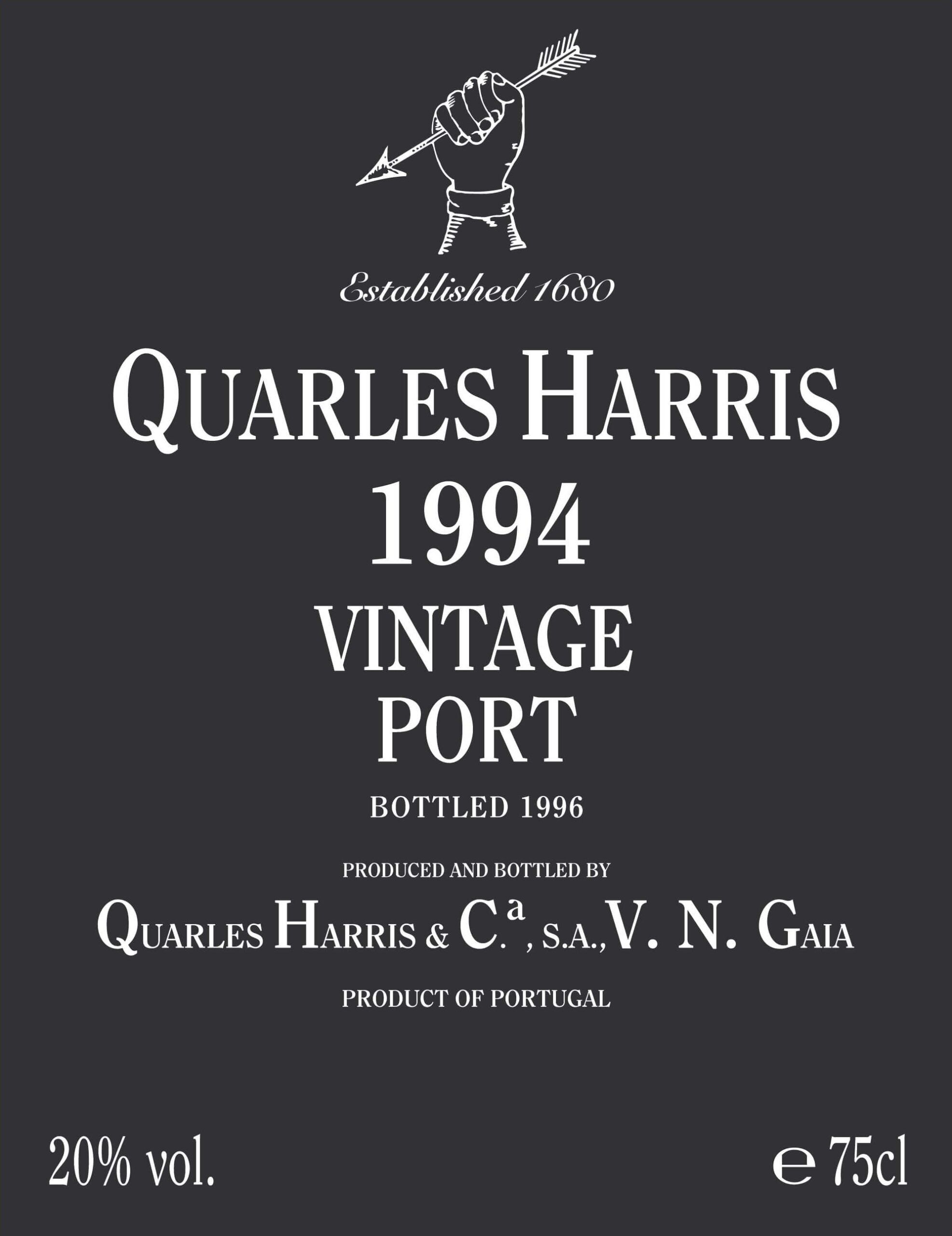 1994 Quarles Harris Vintage Port | Arden Fine Wines | London