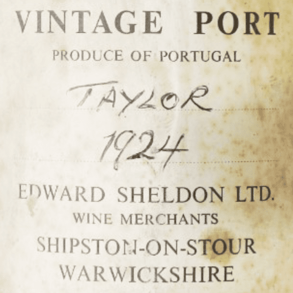 1924 vintage wine for sale at Arden Fine Wines in London